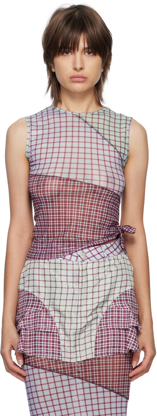 Miaou Purple Sienna Tank Top Miaou