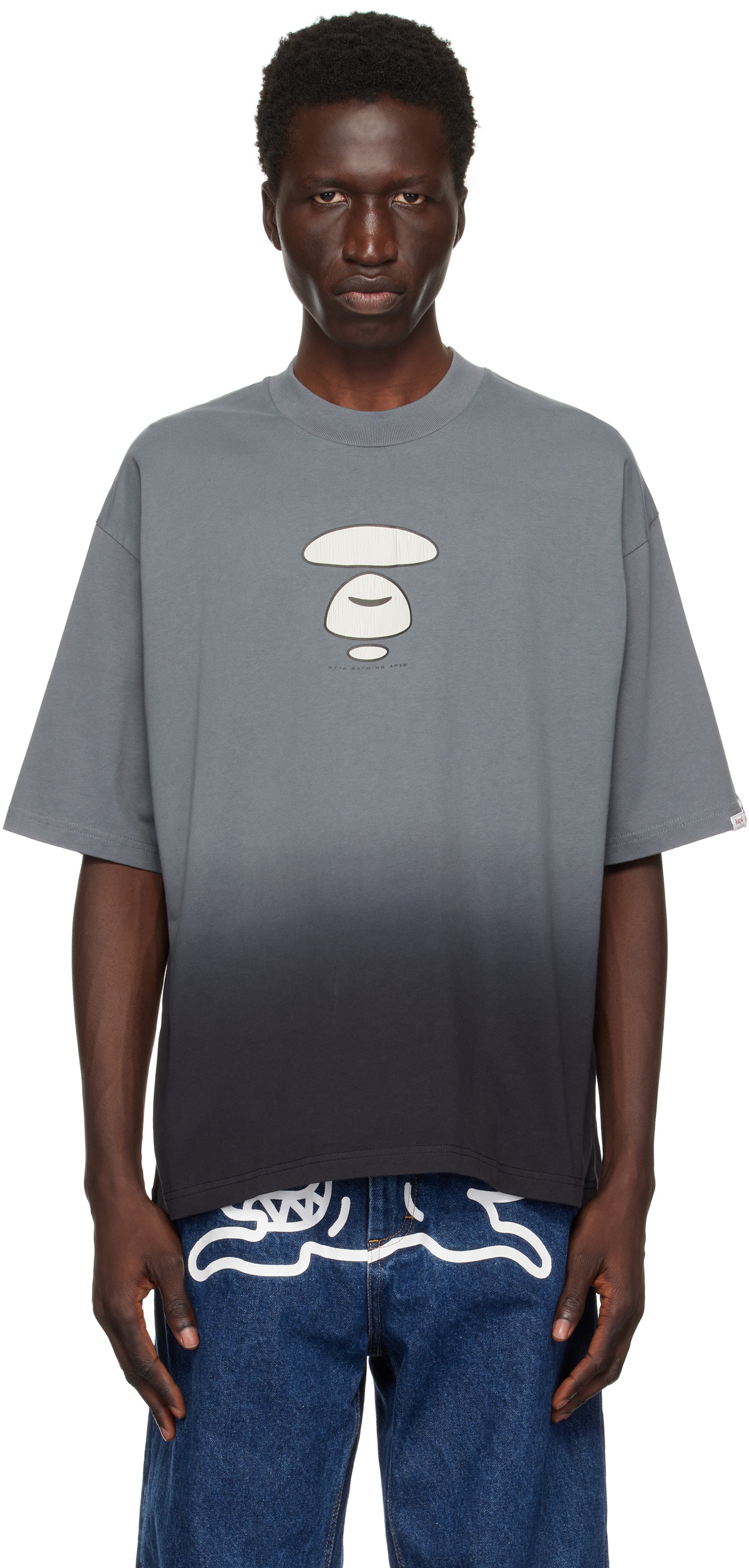 AAPE by A Bathing Ape Gray Fancy Main T-shirt AAPE by A Bathing Ape
