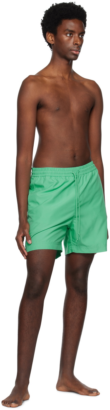 Carhartt Work In Progress Green Chase Swim Shorts Carhartt Wip