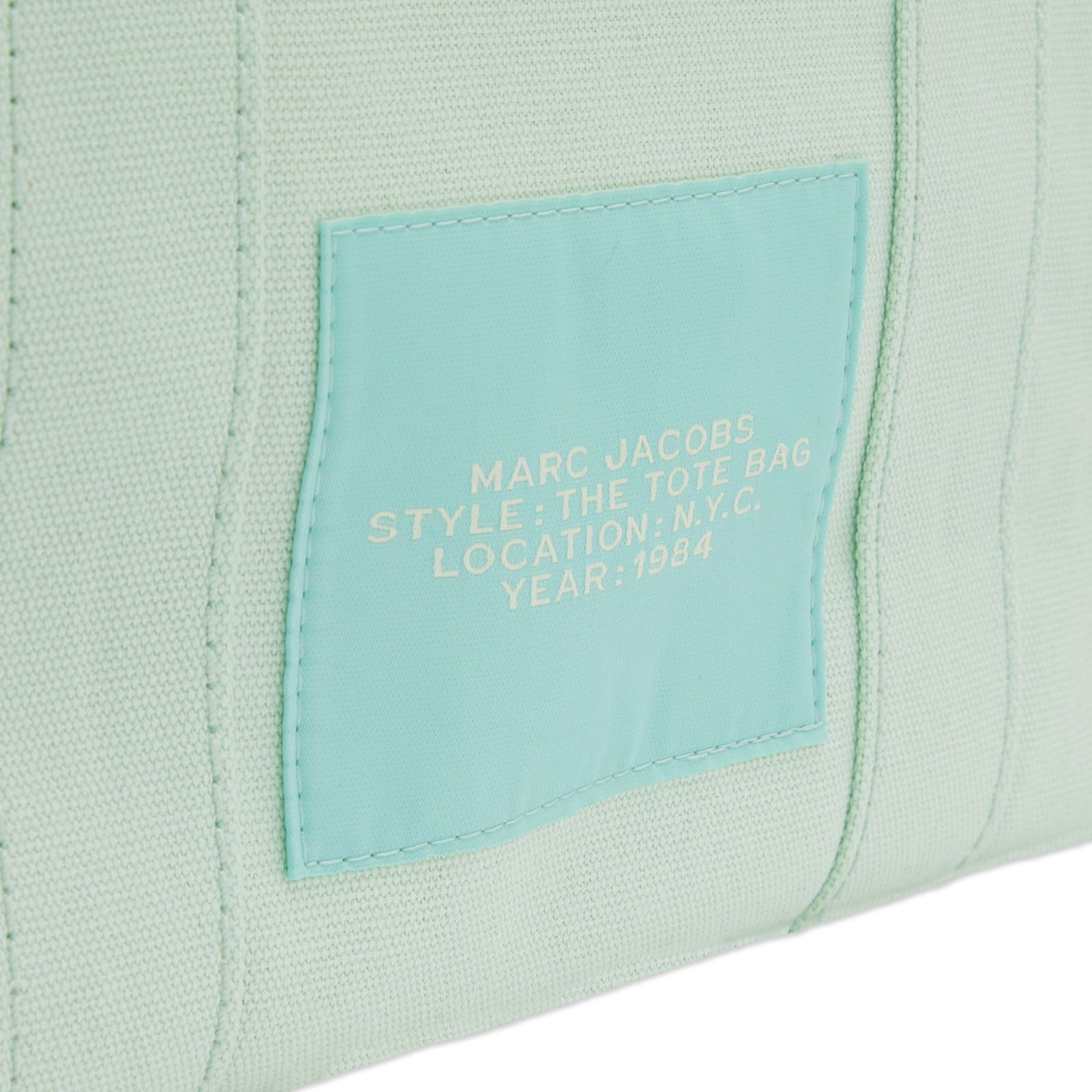 Marc Jacobs Women's The Medium Tote Canvas in Seafoam Marc Jacobs