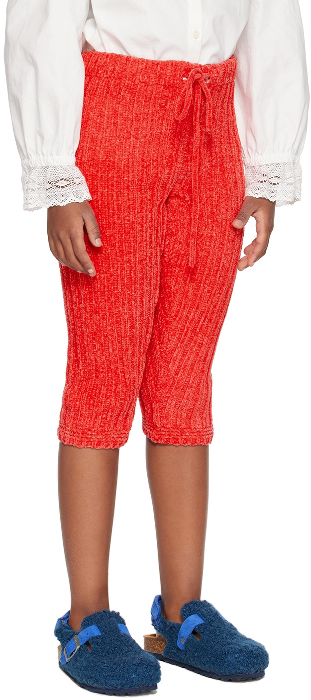 Fish & Kids Kids Red Drawstring Lounge Pants