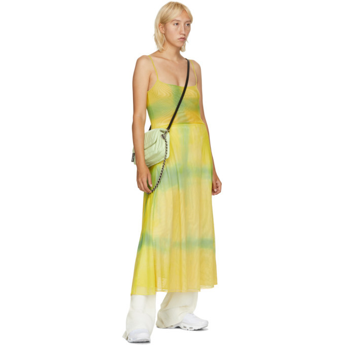 Collina Strada SSENSE Exclusive Green Hand-Dyed Market Dress Collina Strada
