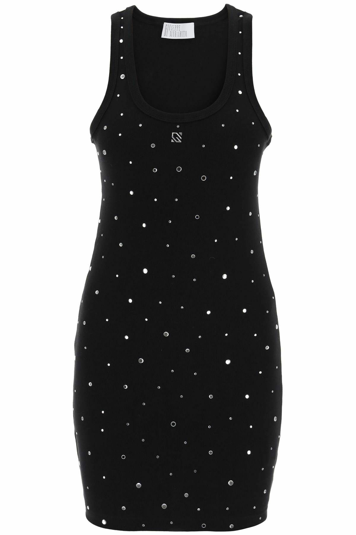 GIUSEPPE DI MORABITO "mini dress with rhinestone Black Giuseppe di Morabito