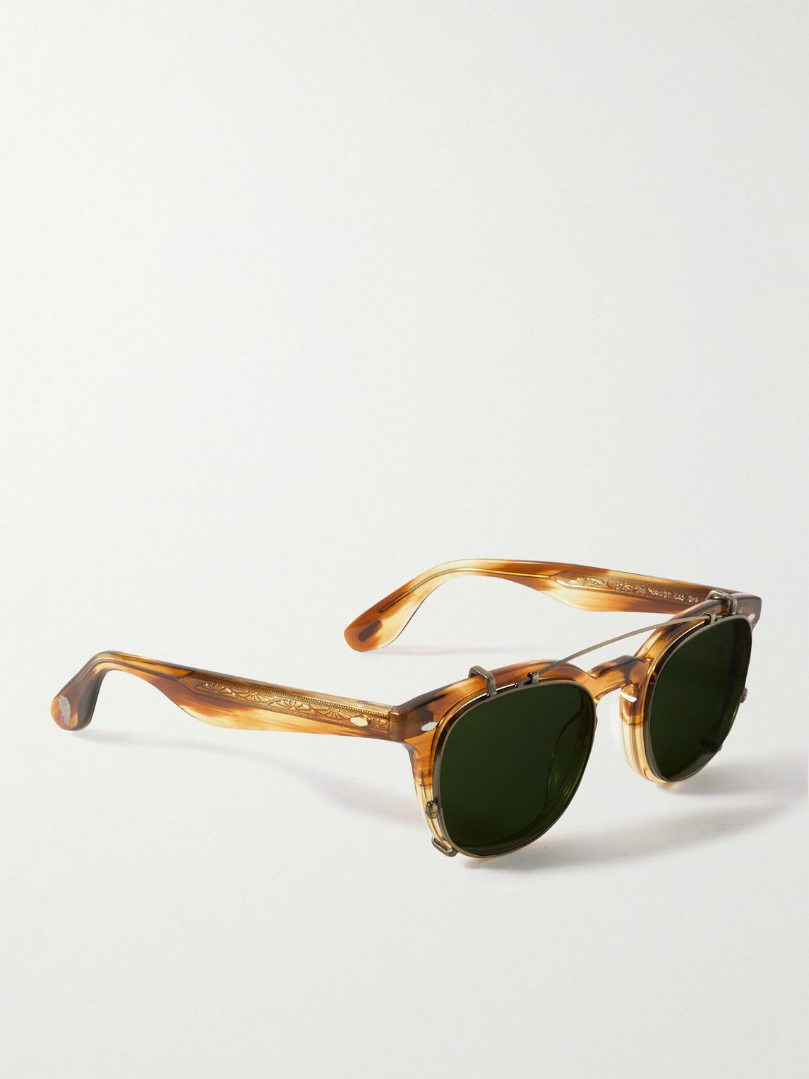Brunello Cucinelli - Jep Convertible D-Frame Tortoiseshell Acetate and ...