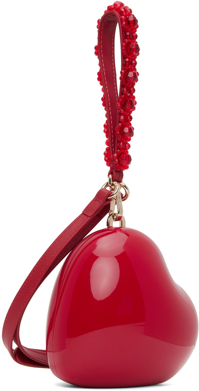 Simone Rocha Red Micro Heart Bag Simone Rocha