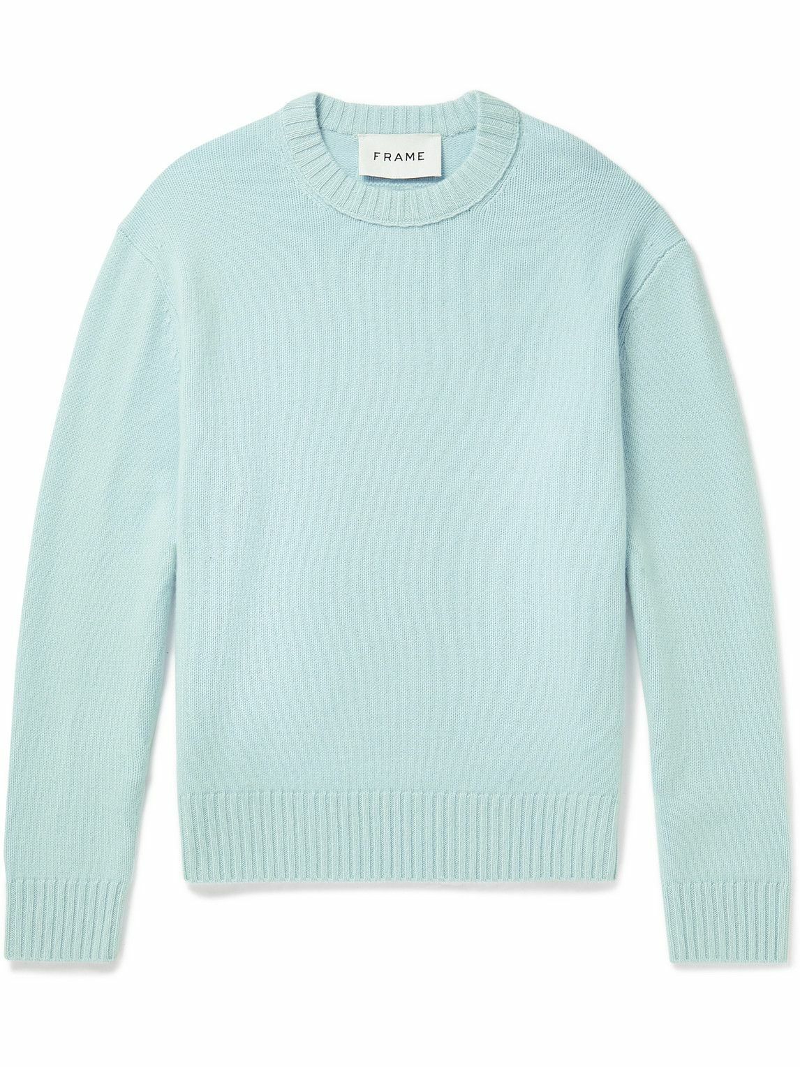 FRAME - Cashmere Sweater - Blue Frame Denim