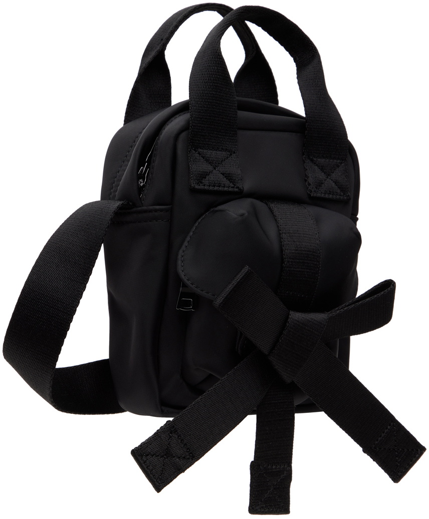 Simone Rocha Black Mini Beaded Classic Bow Crossbody Bag Simone Rocha