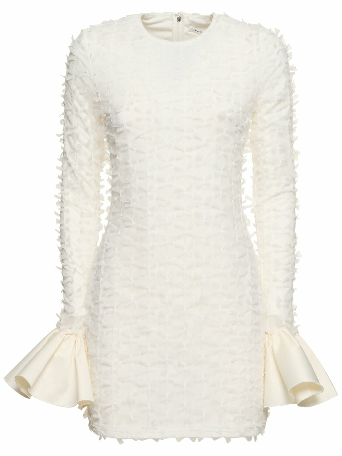 ROTATE Bow Long Sleeve Mini Dress ROTATE Birger Christensen