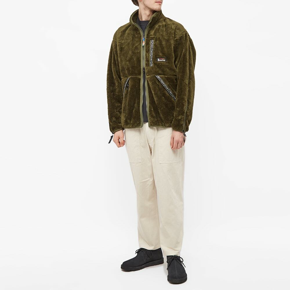 Manastash Men's Bigfoot Fleece Jacket in Olive Manastash