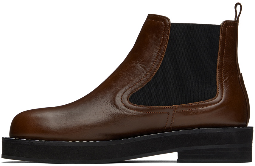 COMME SE-A SSENSE Exclusive Brown Ronda Boots