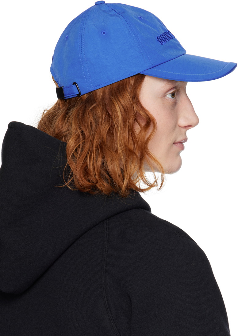 Juun.J Blue Nylon Cap Juun.J