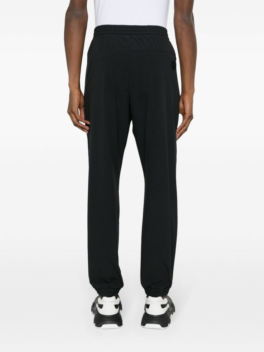 Moncler Black Logo Appliqué Track Pants Moncler