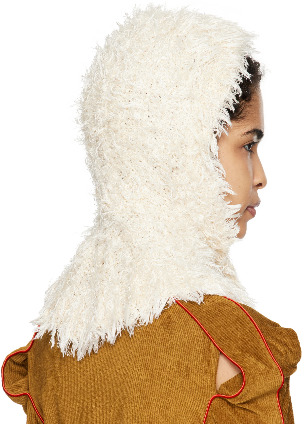 Kiko Kostadinov Off-White Carla Knitted Hood Kiko Kostadinov