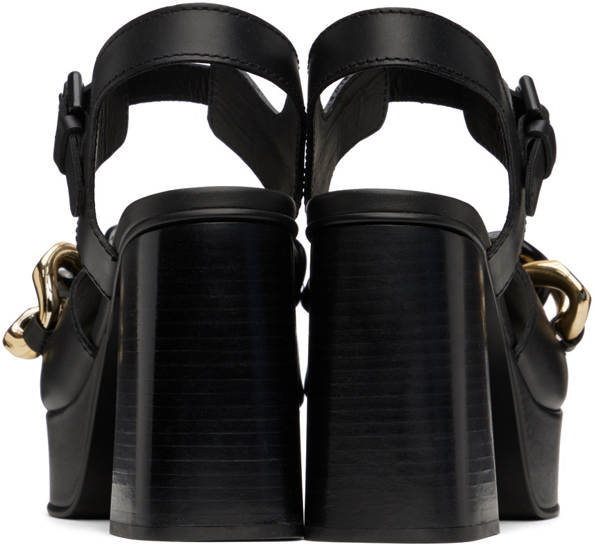 See by Chloé Black Monyca Platform Mules See by Chloe