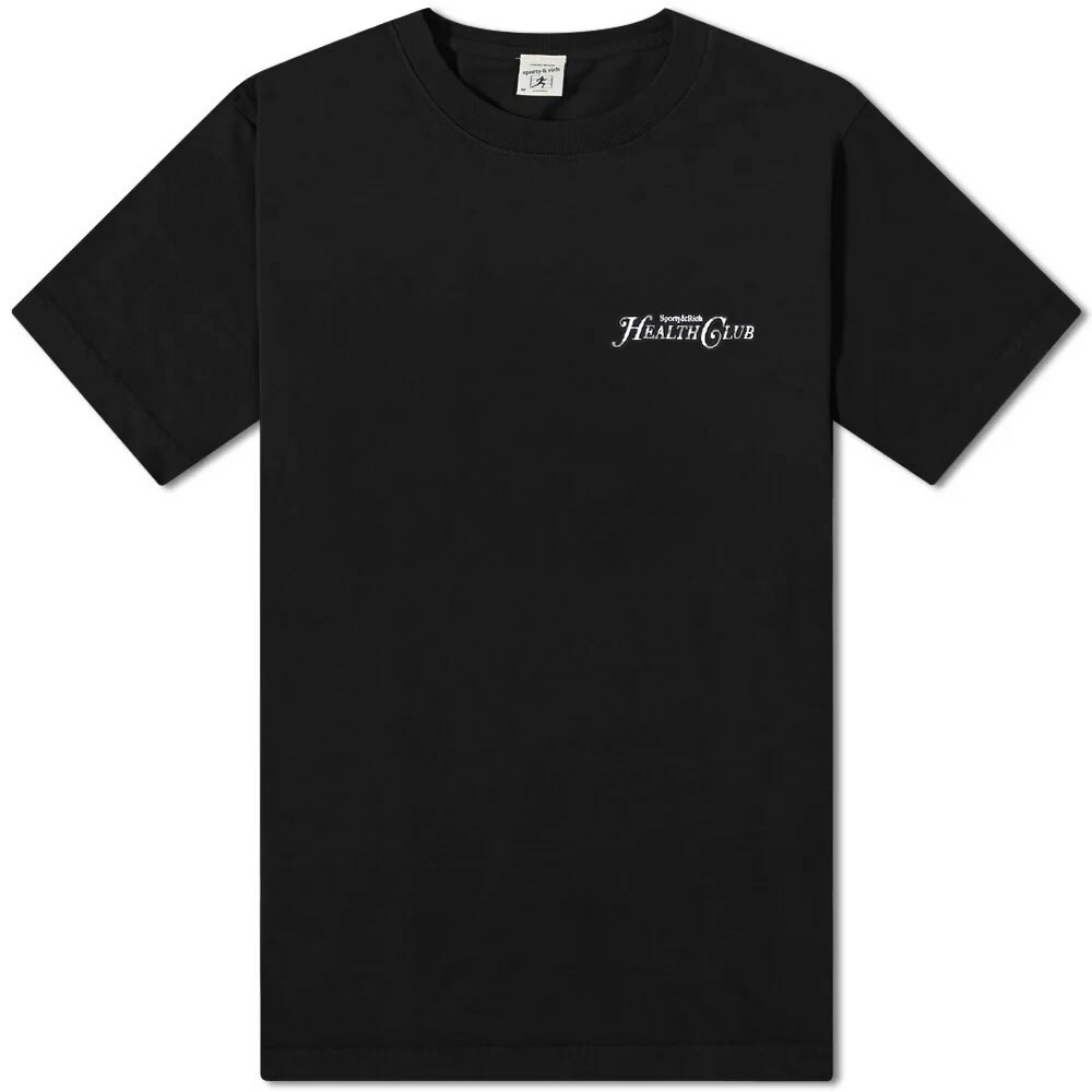 Sporty & Rich Rizzoli T-Shirt in Black/White Sporty & Rich