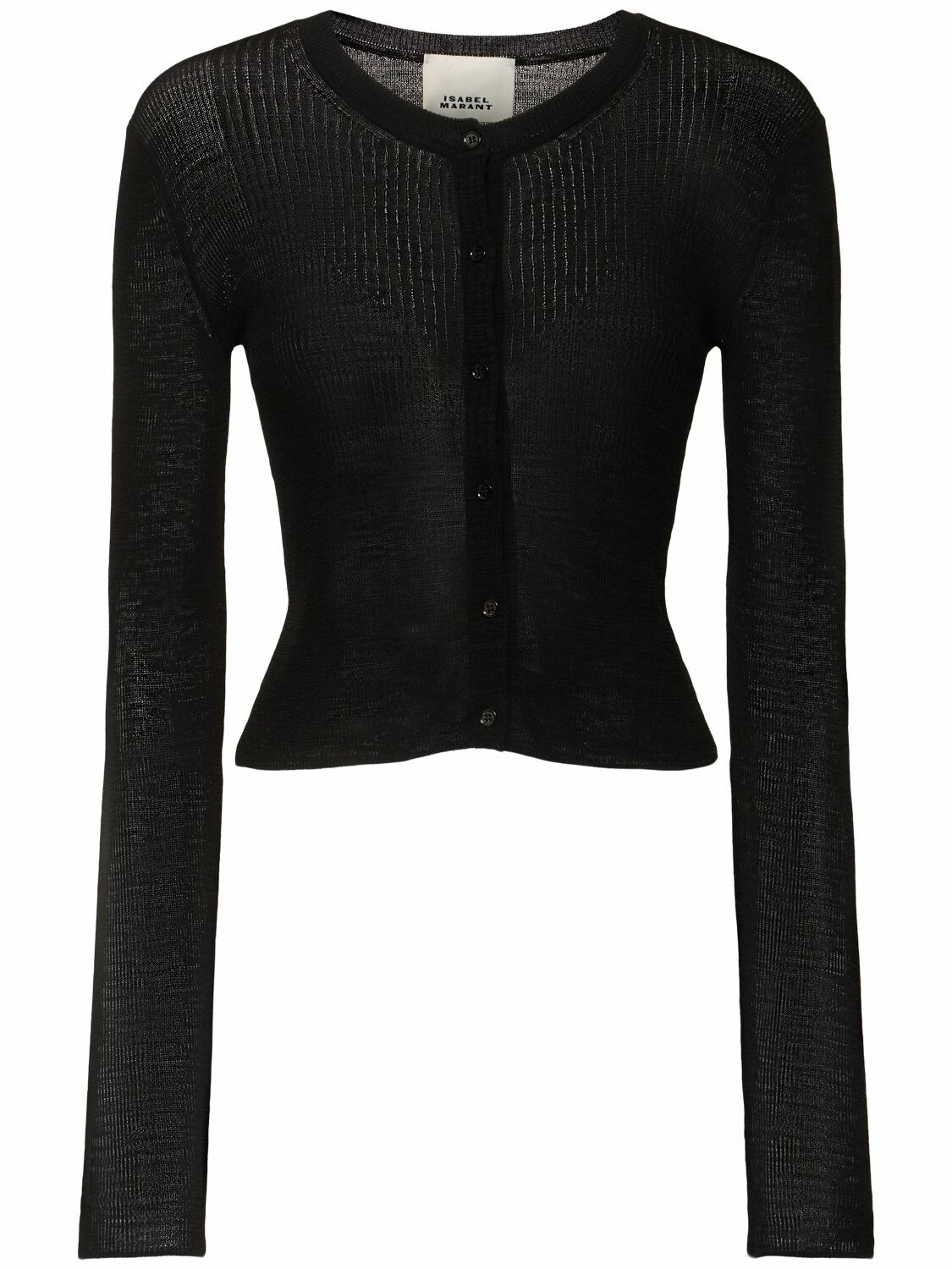 ISABEL MARANT Mahee Knitted Viscose Cardigan Isabel Marant