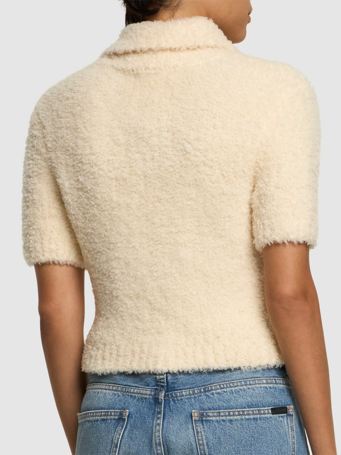 SELF-PORTRAIT Fluffy Knit Top Self-Portrait