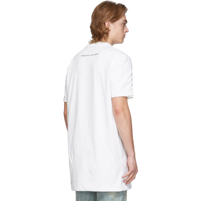 Our Legacy White Mirror Logo Conjoined T-Shirt Our Legacy