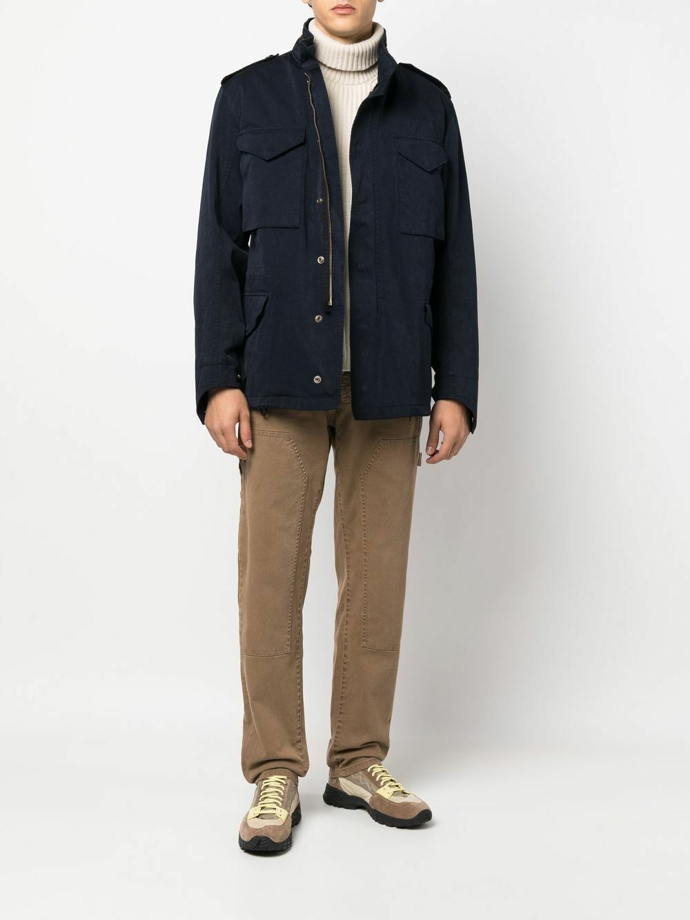TEN C - Military Jacket With Zip Ten C