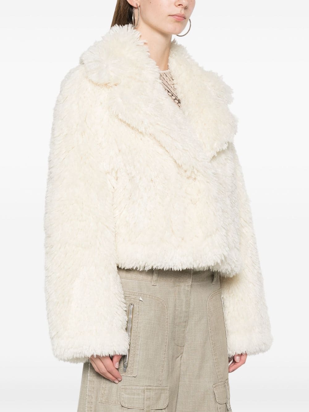 STAND STUDIO - Samara Faux Fur Jacket Stand Studio