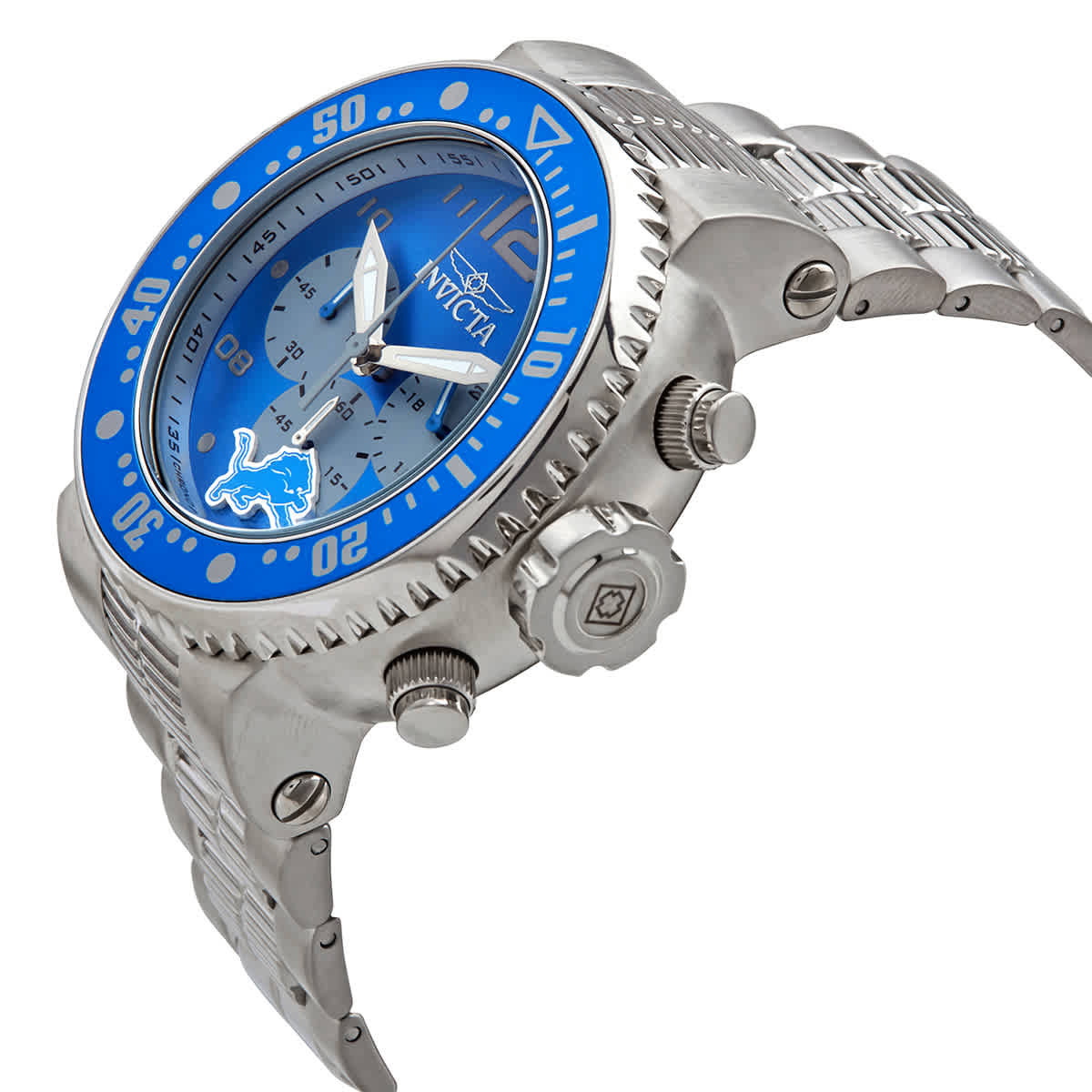 Invicta NFL Detroit Lions Chronograph Quartz Mens Watch 30265 Invicta
