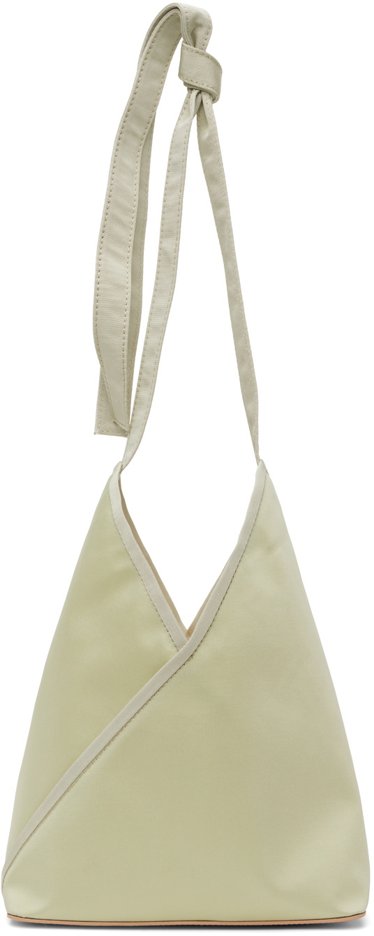 MM6 Maison Margiela Green Triangle Crossbody Bag MM6 Maison Margiela