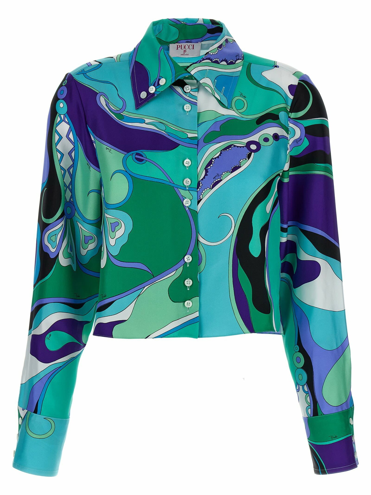 Pucci Orchidee Print Shirt Emilio Pucci
