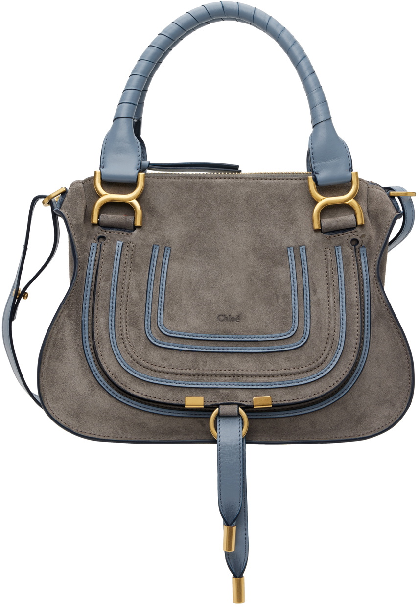 Chloé Gray Small Marcie Shoulder Bag Chloe