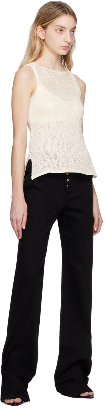 TOM FORD Off-White Rafia Tank Top TOM FORD