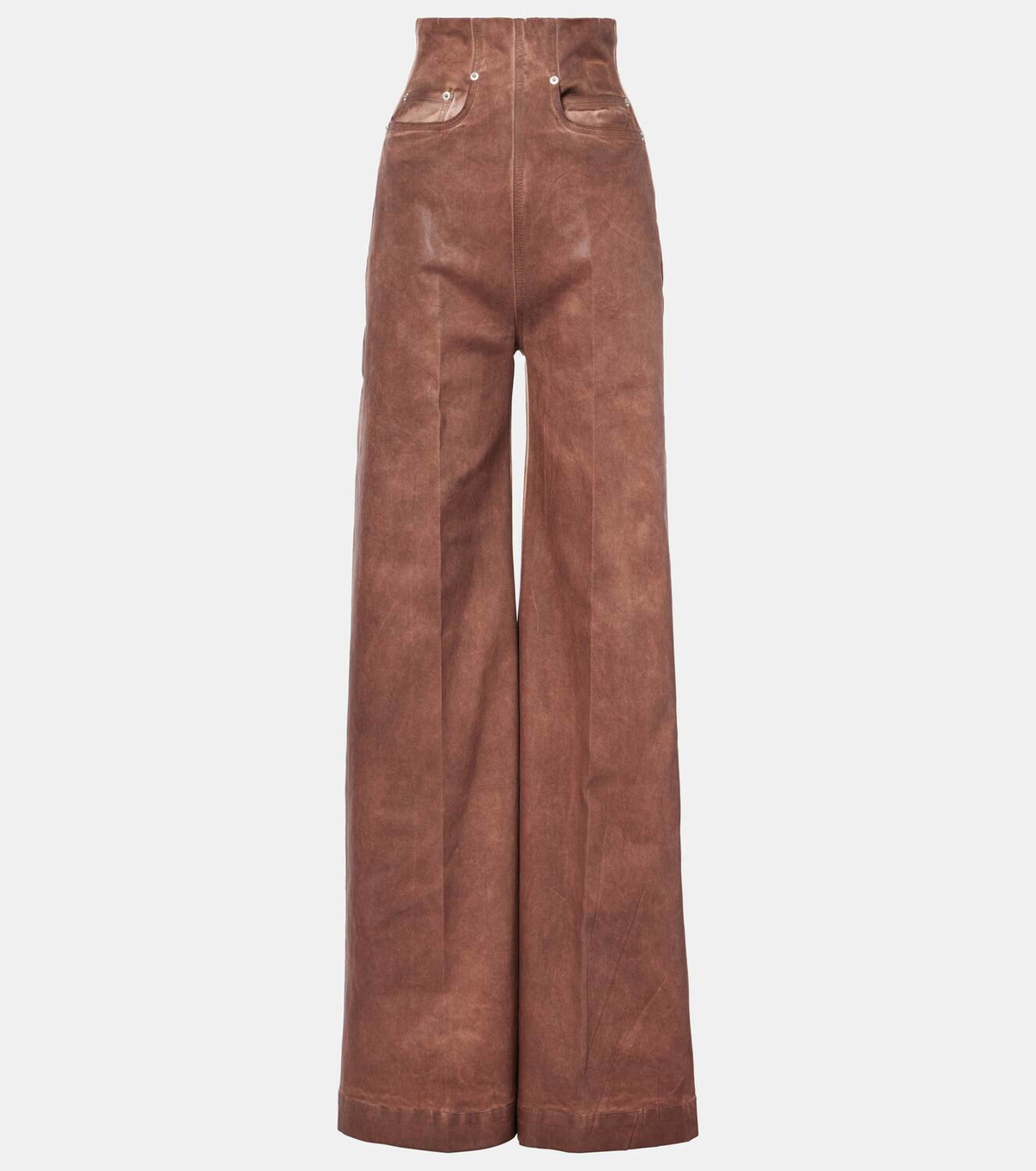Rick Owens Dirt Cooper high-rise wide-leg jeans Rick Owens