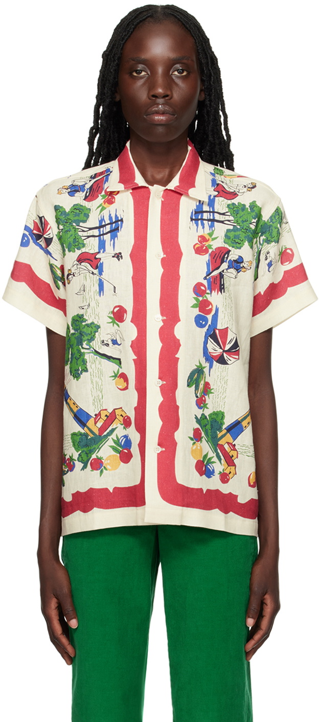 Bode Multicolor Garden State Shirt Bode