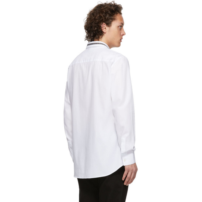 Givenchy White Collar Webbing Shirt Givenchy