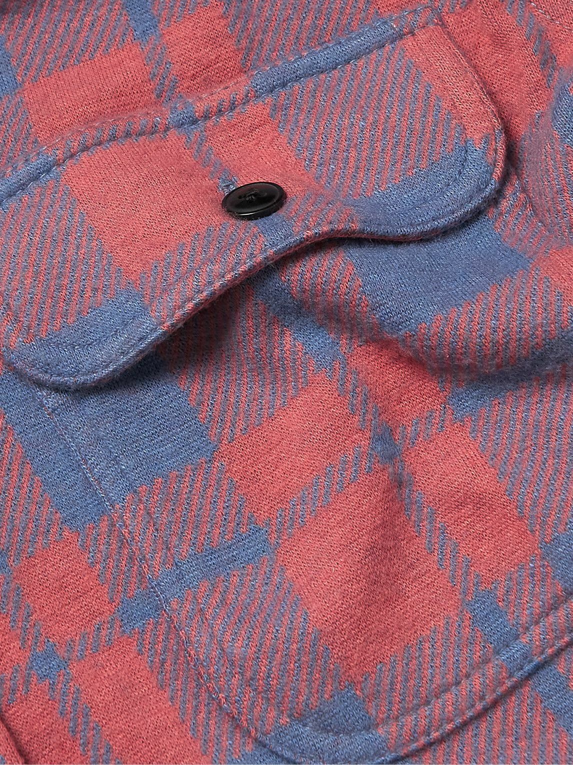 Faherty - Legend Checked Stretch-Flannel Shirt - Red Faherty