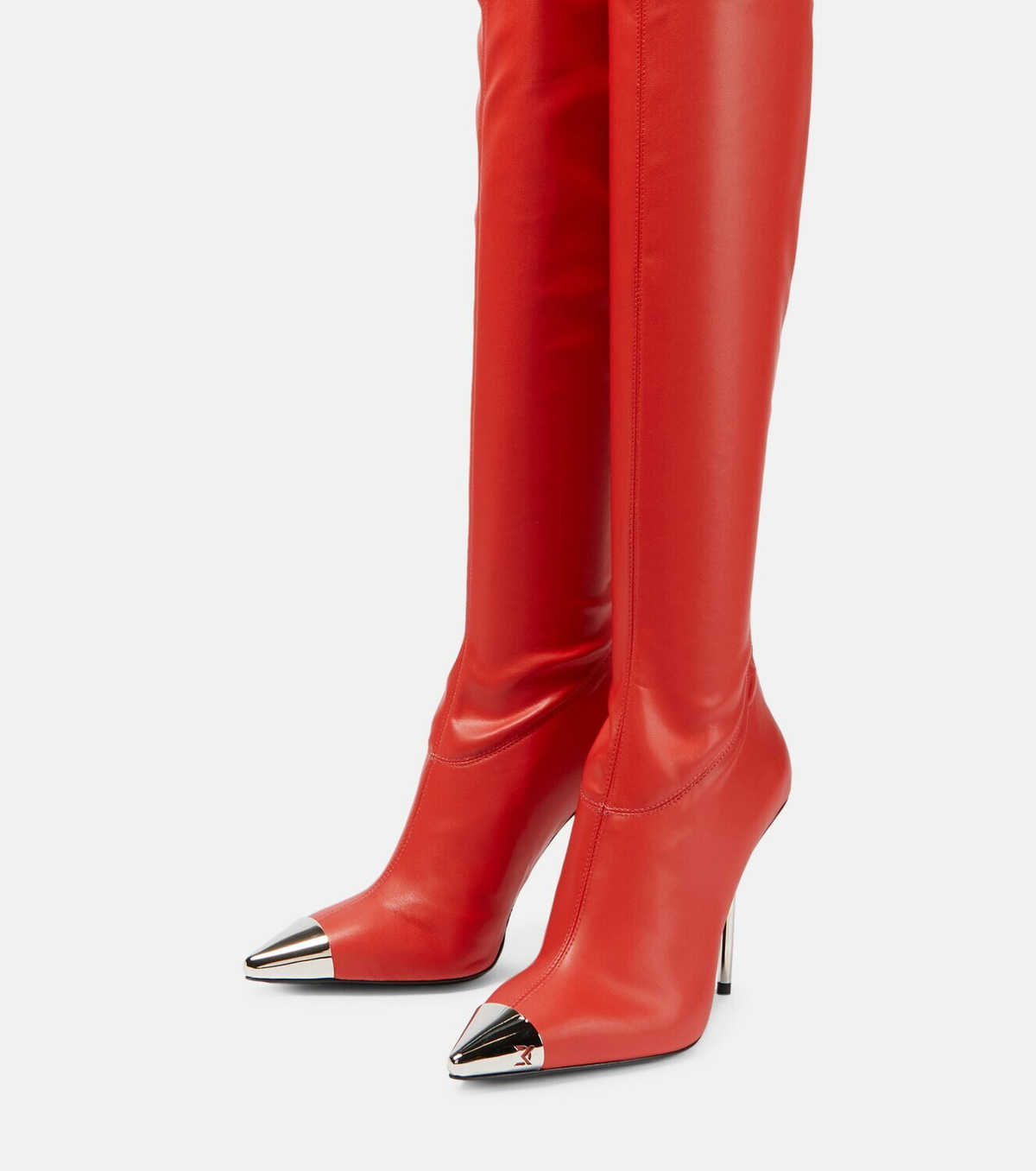 David Koma Leather over-the-knee boots David Koma