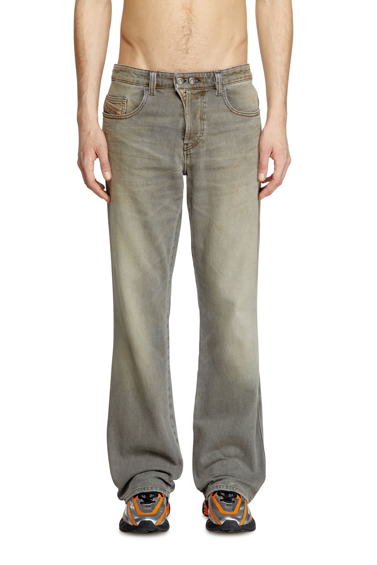 Diesel Bootcut Jeans - 1998 D-Buck - Jeans Mens in Grey Diesel