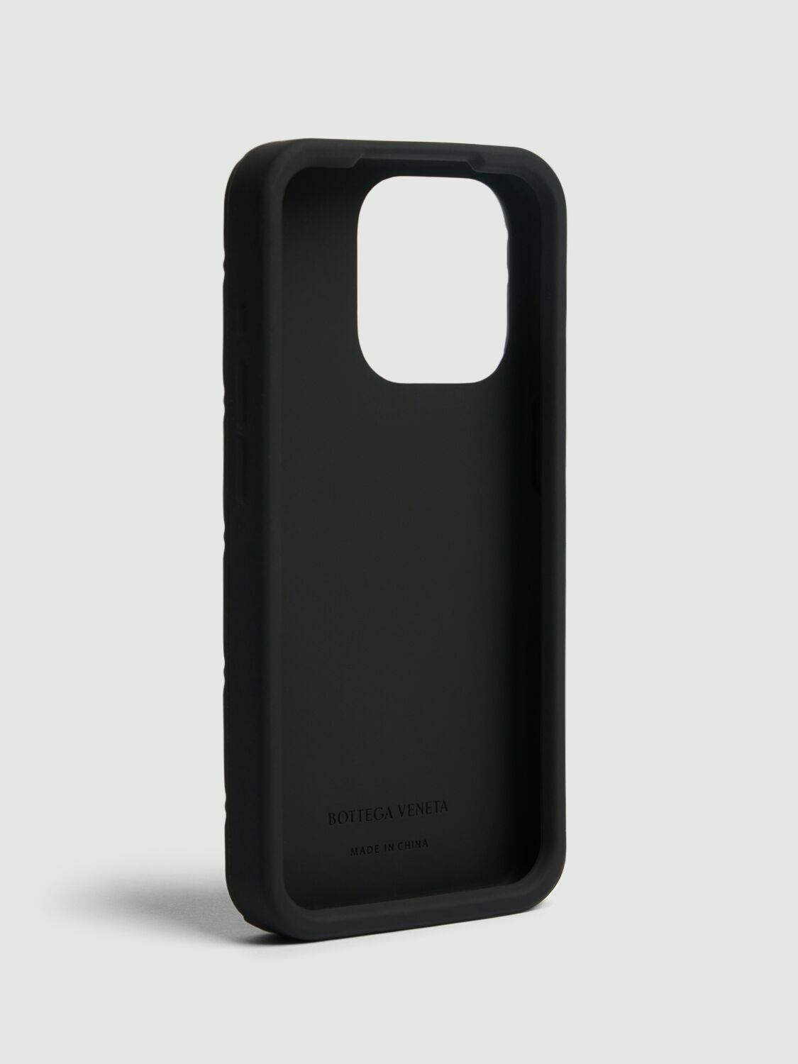BOTTEGA VENETA Intreccio Rubber Iphone 15 Pro Case Bottega Veneta