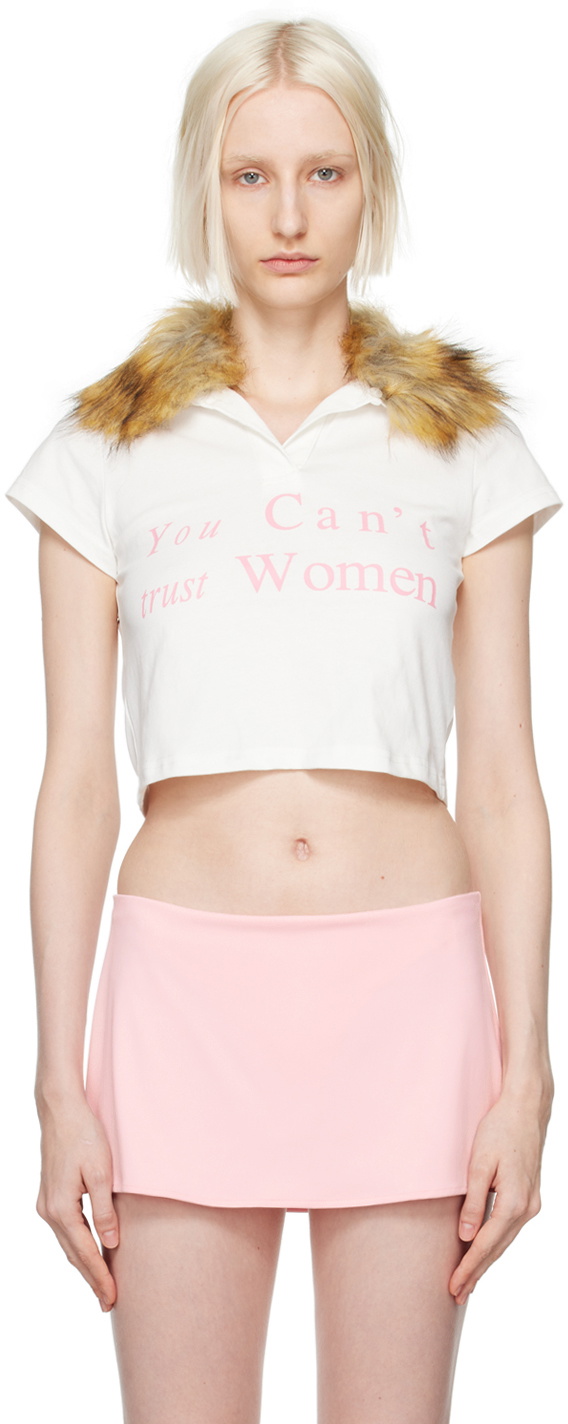Praying White 'You Can't Trust Women' Fur Polo Praying