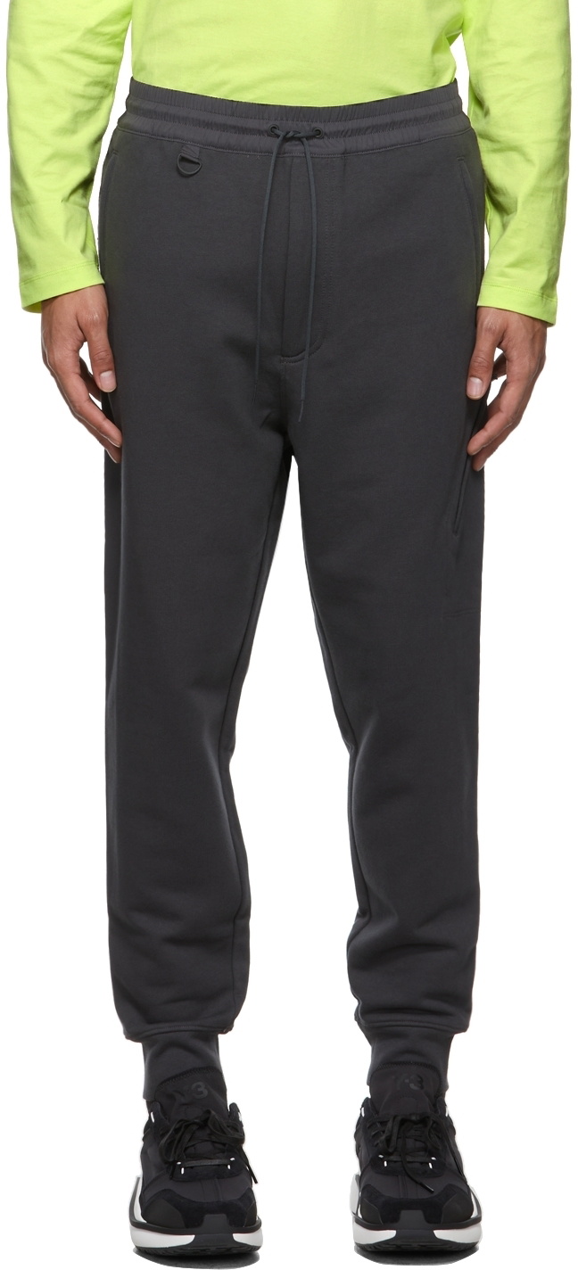 Y-3 Grey Terry Utility Lounge Pants Y-3
