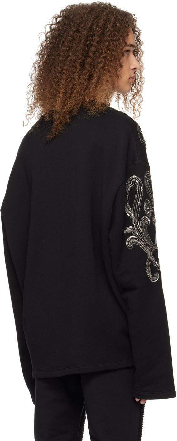 Balmain Black Chain Sweatshirt Balmain
