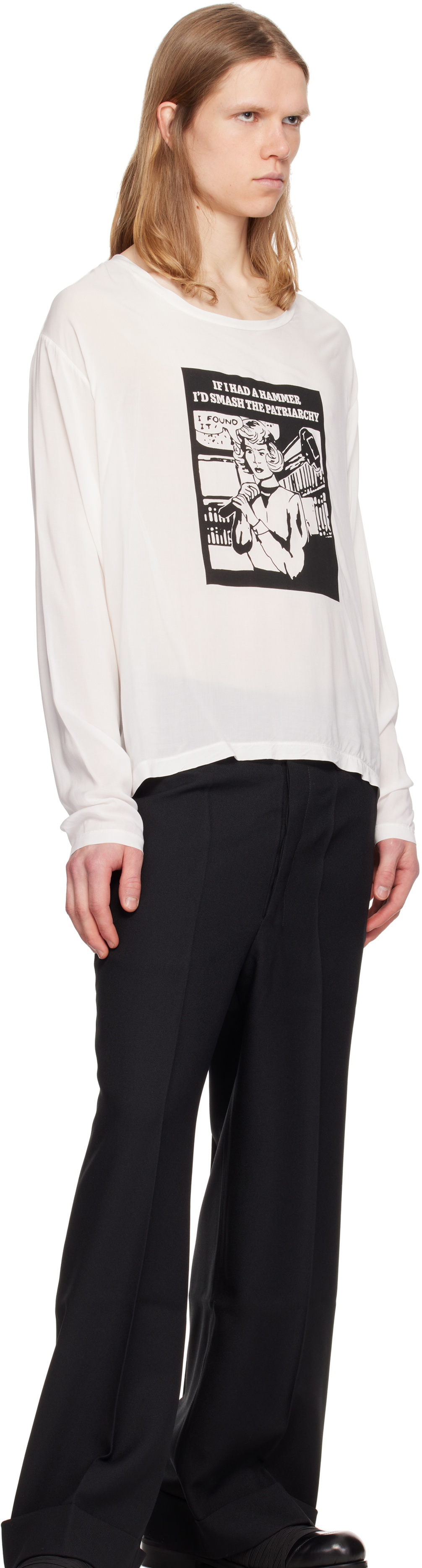 Random Identities White Graphic T-shirt Random Identities