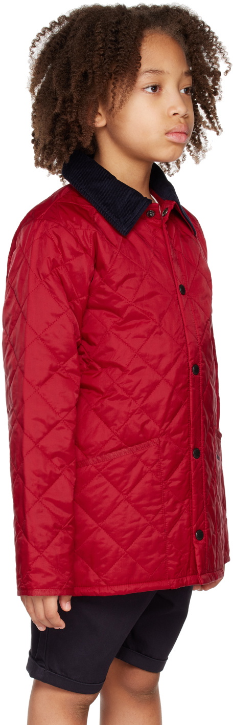 Barbour Kids Red Liddesdale Jacket Barbour