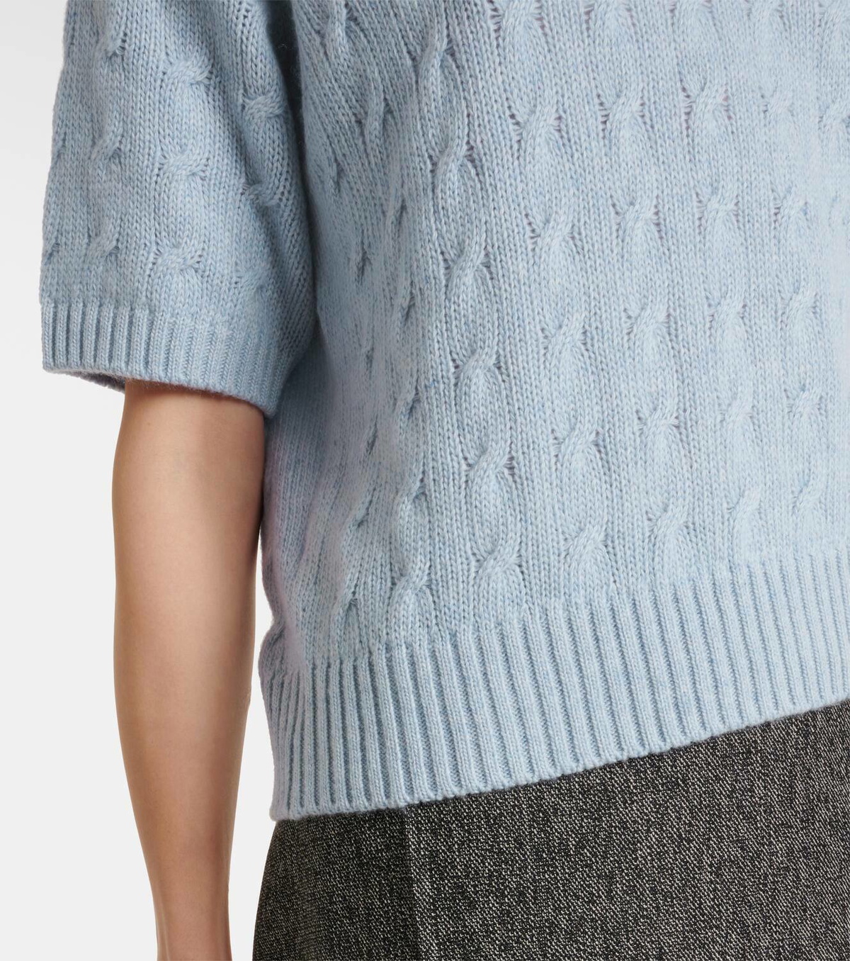 Prada Cable-knit cashmere top Prada