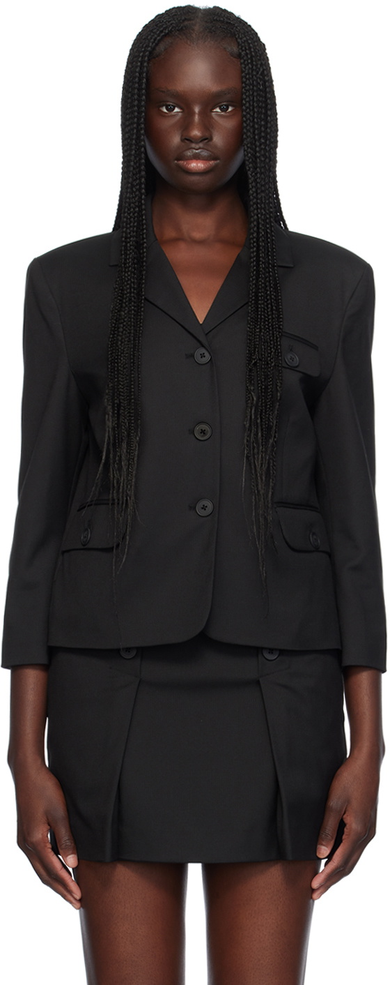 The Garment Black Pluto Fitted Jacket The Garment