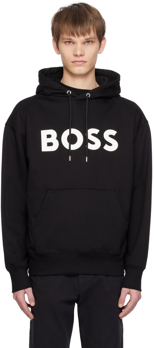 BOSS Black Bonded Hoodie BOSS