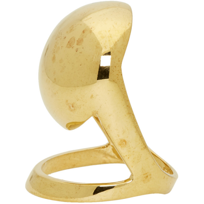 Alan Crocetti Gold Armadillo Joint Ring Alan Crocetti