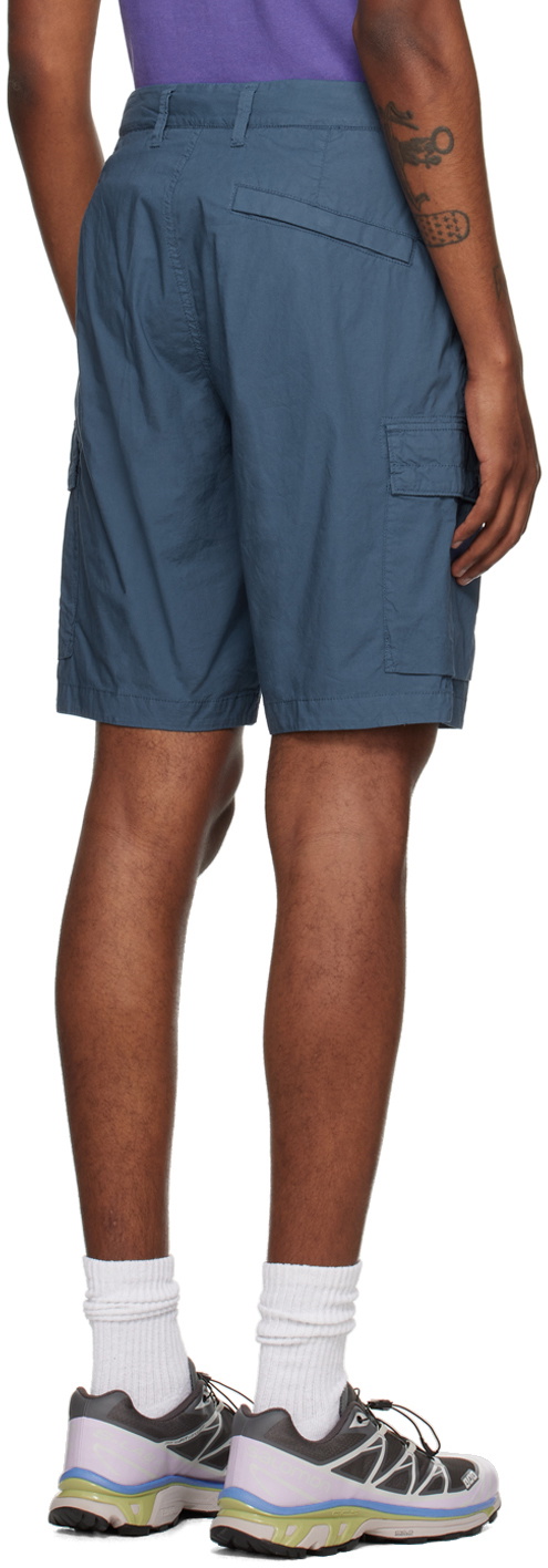 Stone Island Blue Patch Cargo Shorts Stone Island