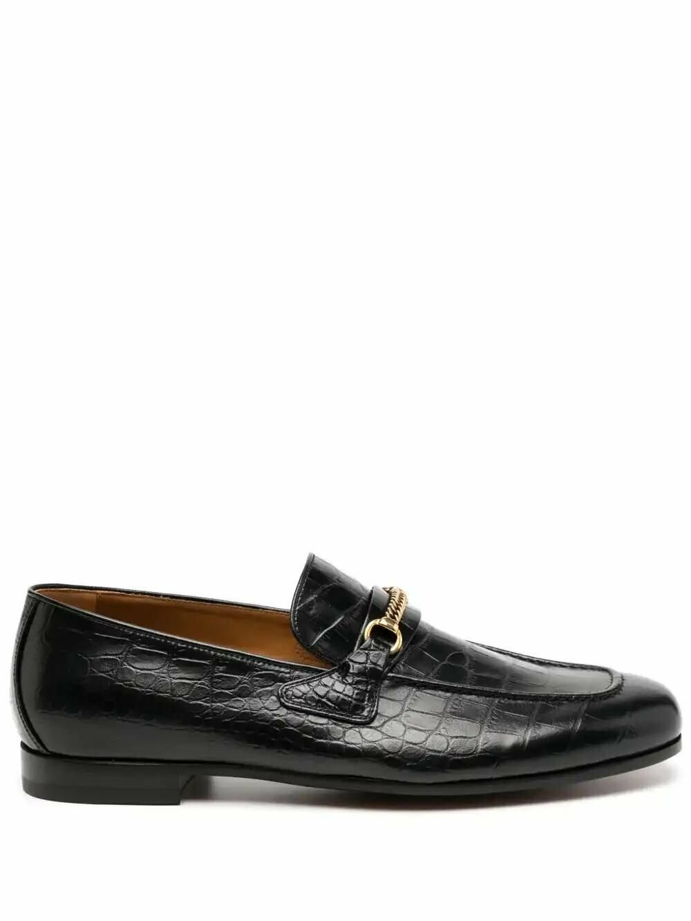 TOM FORD Crocodile-Embossed Leather Loafers TOM FORD