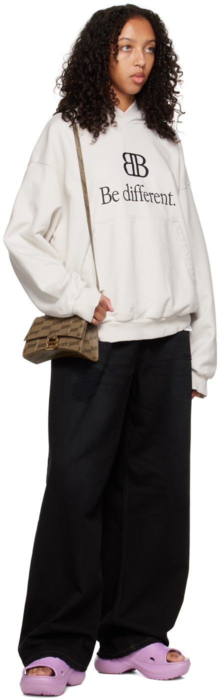 Balenciaga Beige Small Hourglass Bag Balenciaga