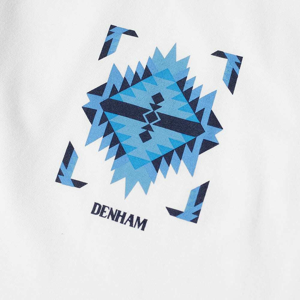 Denham Men's Nava Print T-Shirt in White Denham