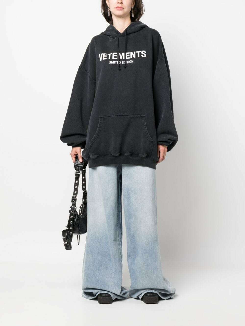 VETEMENTS - Logo Cotton Hoodie Vetements